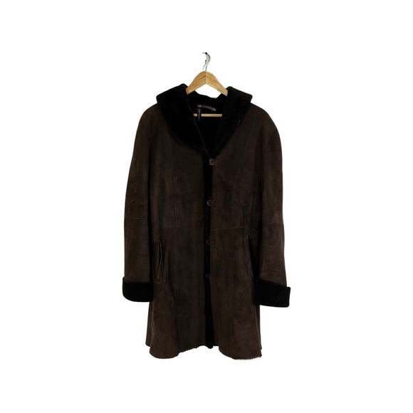 stefania sarle | Jackets & Coats | Stefania Sarle Brown Vintage ...